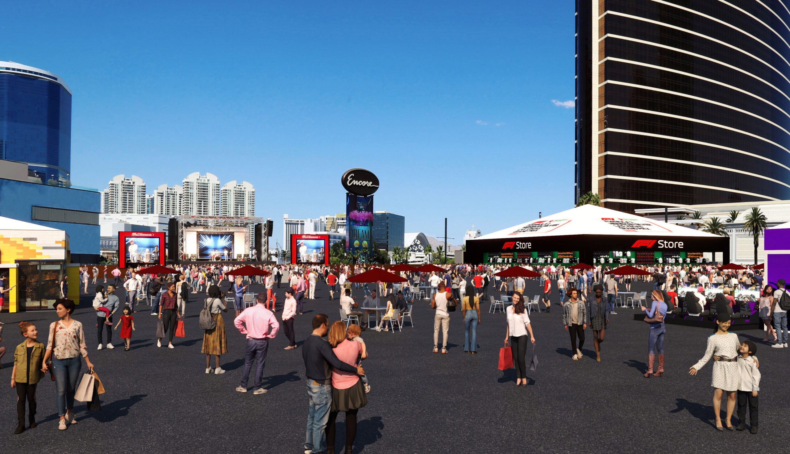 The first-ever free F1 Las Vegas Grand Prix Fan Experience will take ...